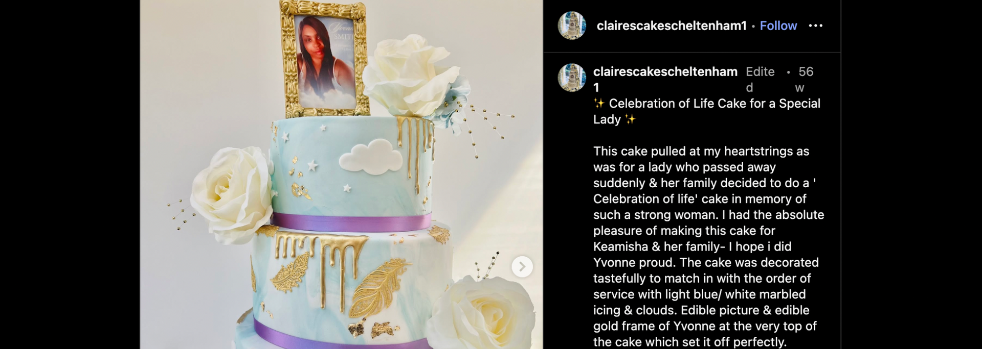 8 celebration of life cake ideas from talented online chefs