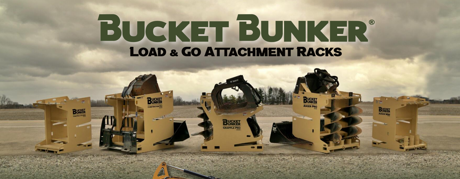 Skid Steer Attachment Racks | USA