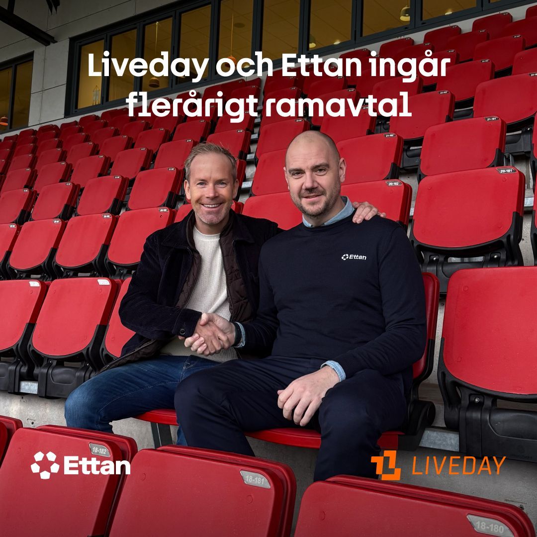 Liveday x Ettan – Nu är vi officiellt ett lag!