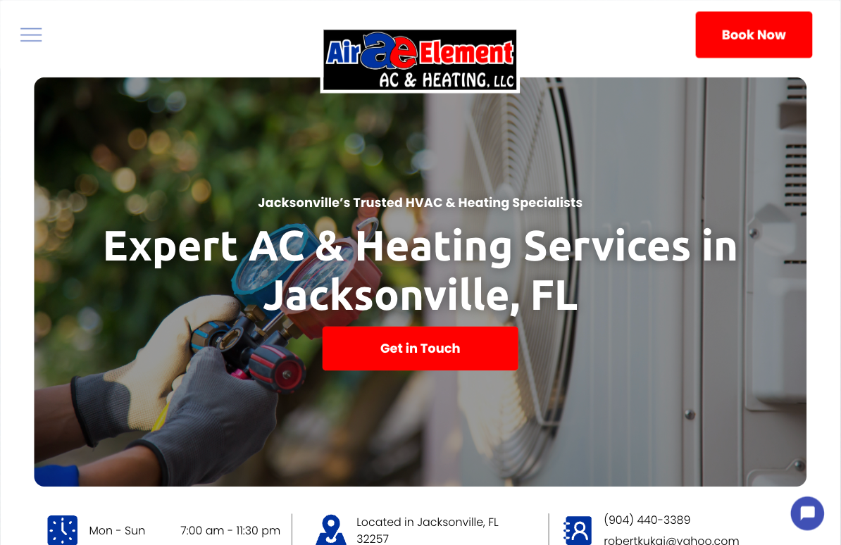 AC and Heating Experts | Jacksonville, FL | Air Element