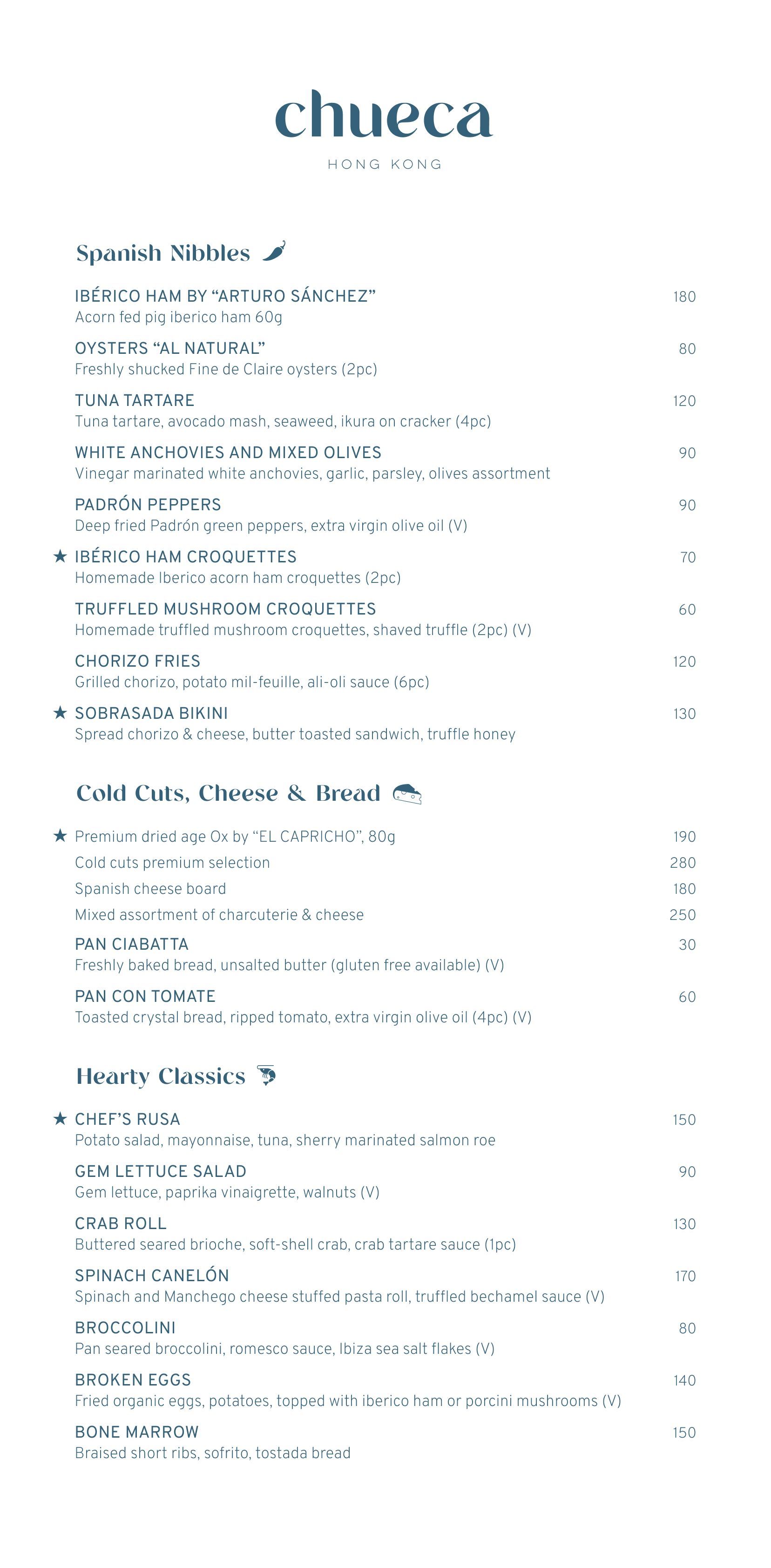 Chueca - Spanish Tapas in Hong Kong