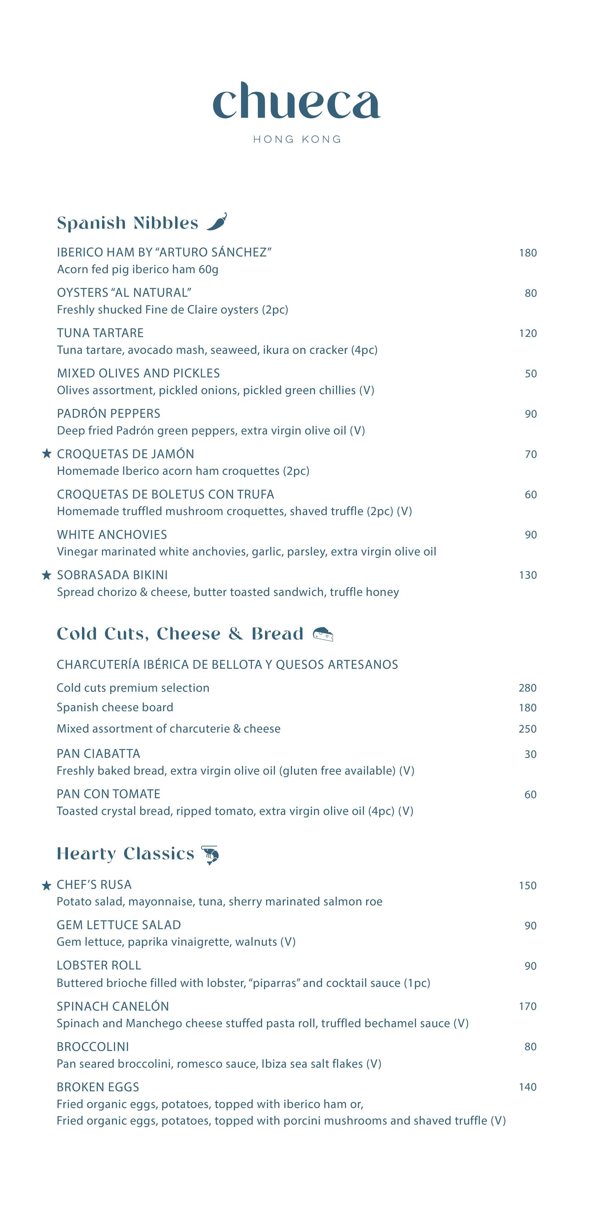 Chueca - Spanish Tapas in Hong Kong