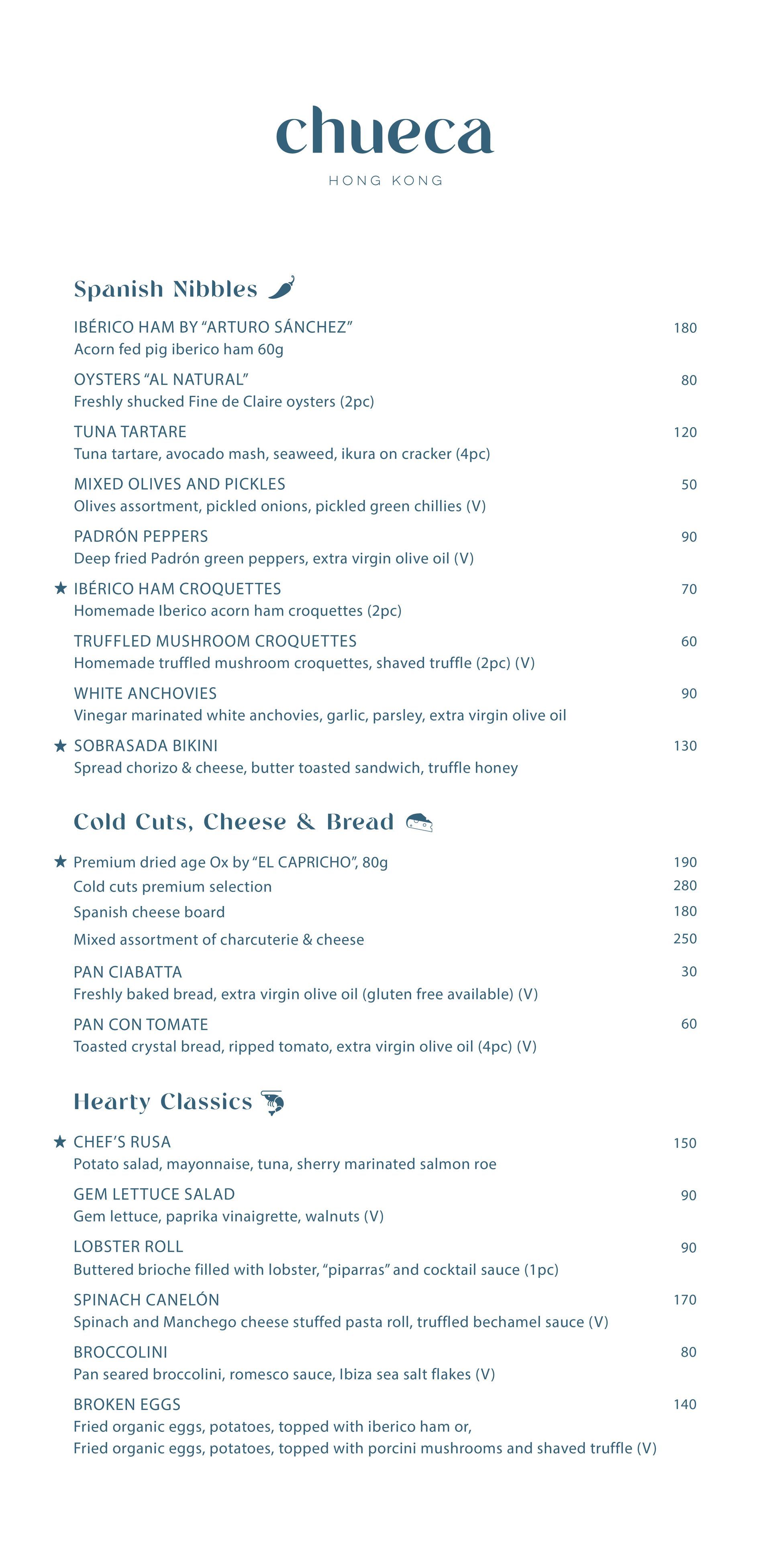 Chueca - Spanish Tapas in Hong Kong