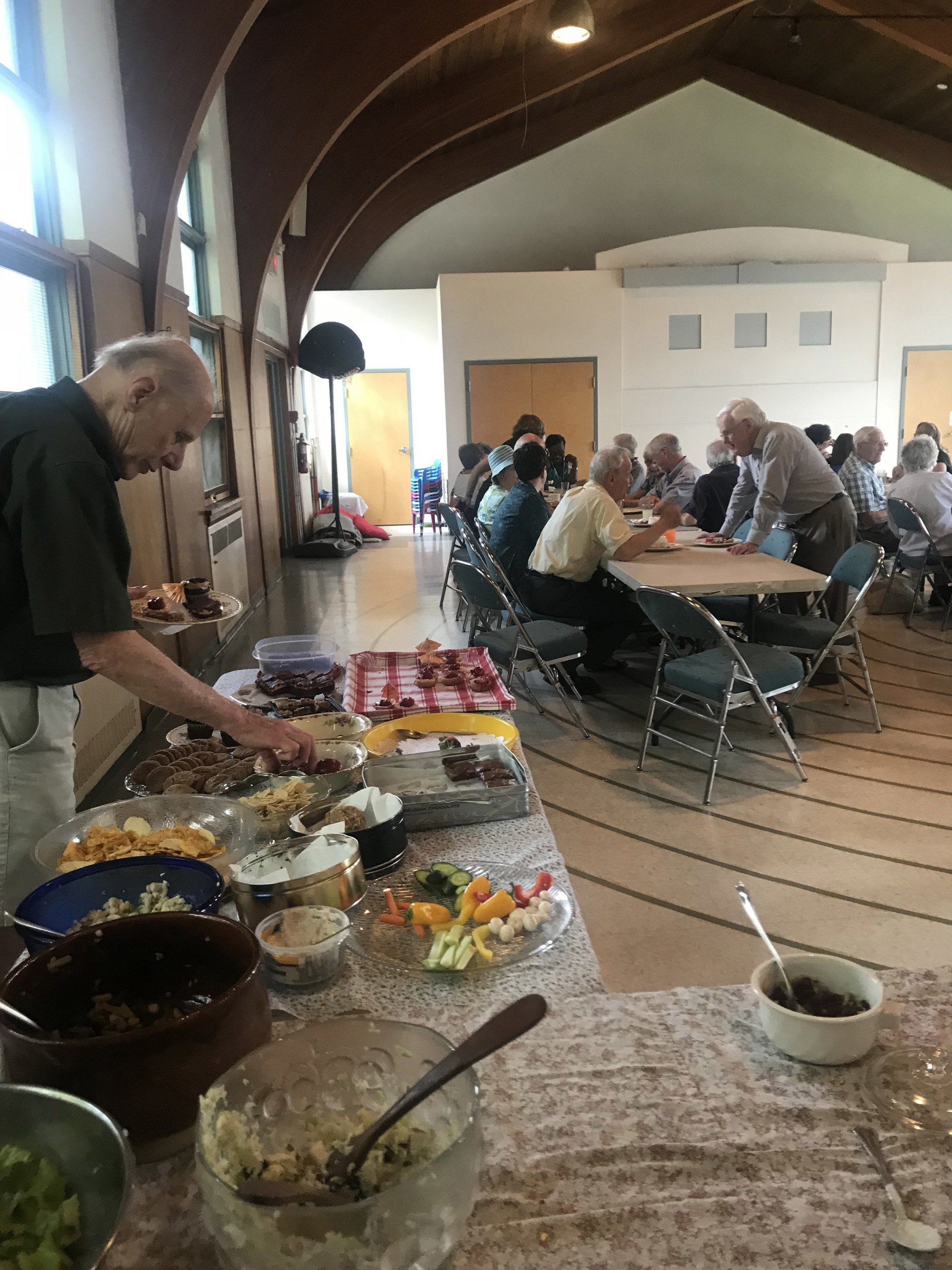 Volunteering for coffee time, scripture reader, land acknow?