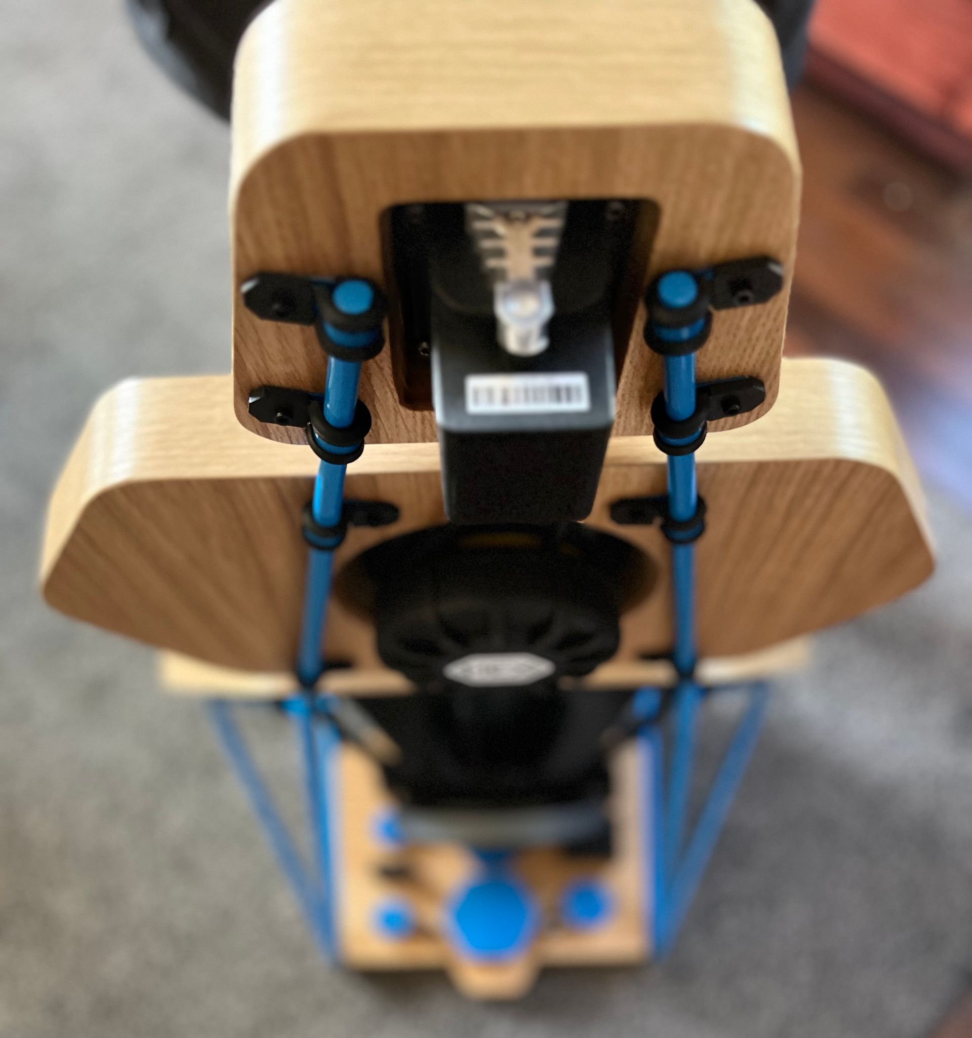 HEX3 compact 3 way open baffle speakers