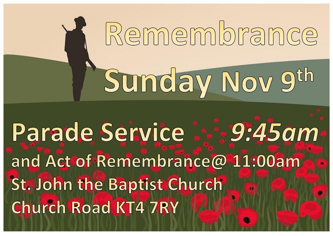 St John's Parish mailing -All Saints' Sunday ( Amended)