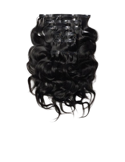 Raw Seamless 20 inch Clip Ins Body Extensions Body Wave