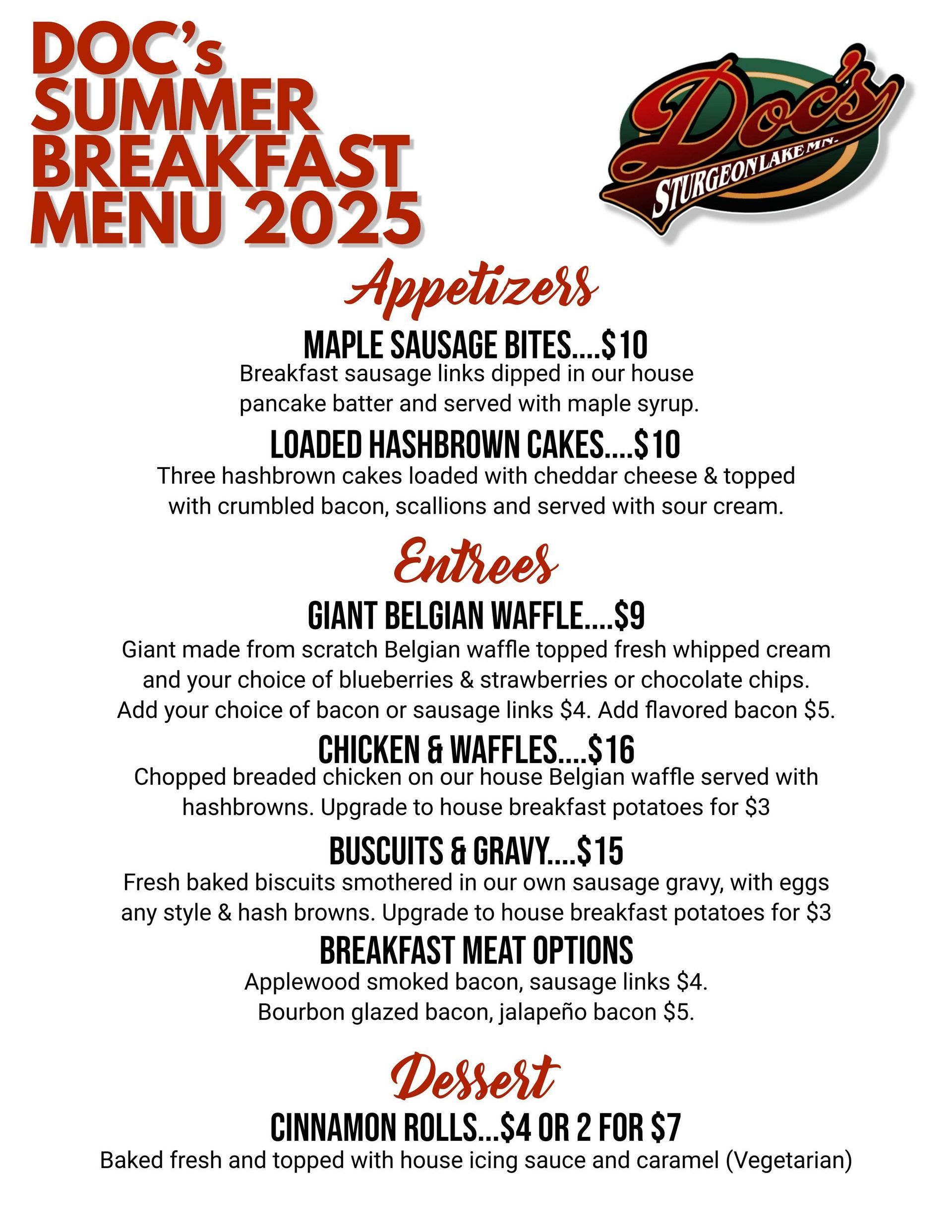 Bar and Grill | Sturgeon Lake, MN | Doc's Bar and Grill