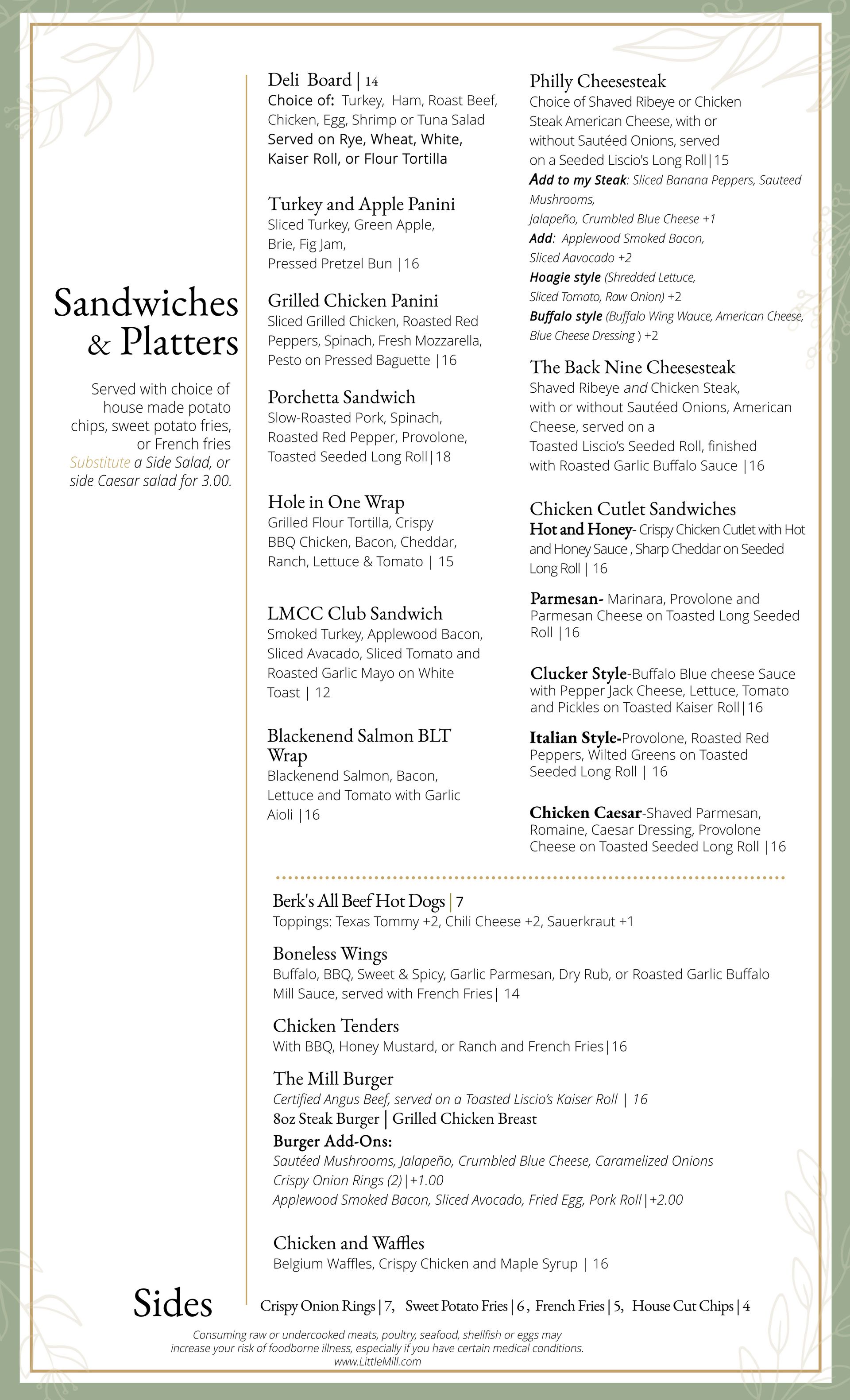 Dining & Menus