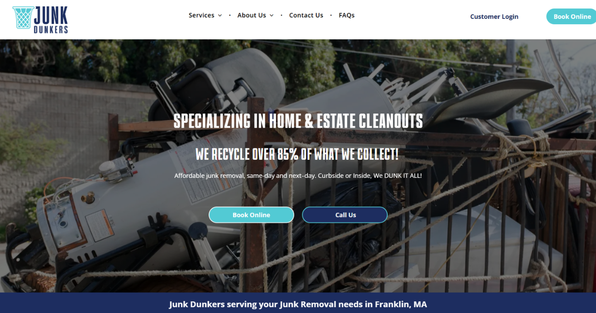 Junk Removal Experts | Franklin, MA | Junk Dunkers
