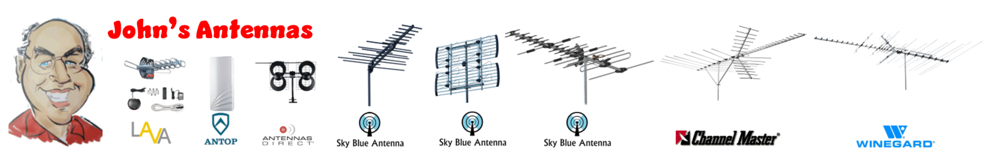Sky Blue TV Antenna- The Professional Installer's Choice