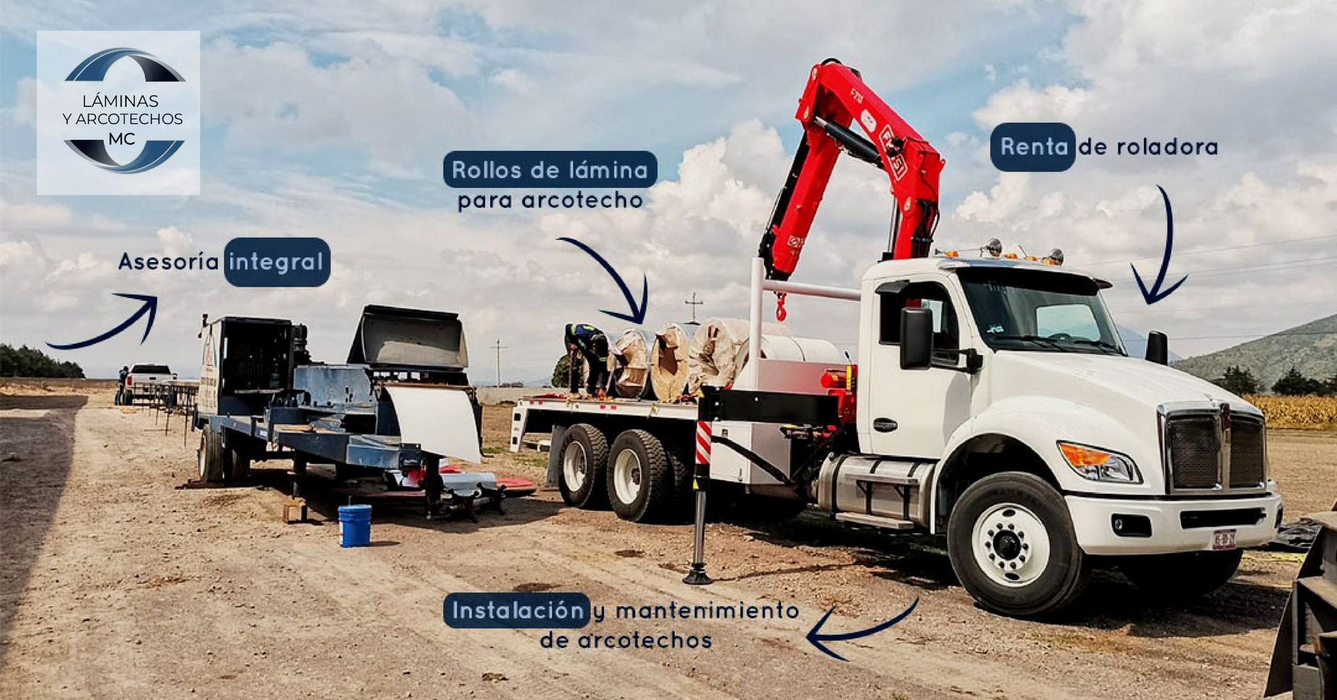 Techos metálicos en Puebla - Láminas y Arcotechos MC