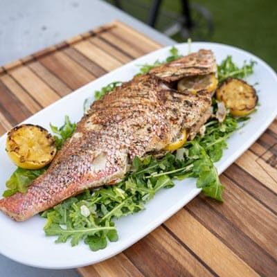 Grilled Red Snapper Recipe & Video | Cowboy Charcoal