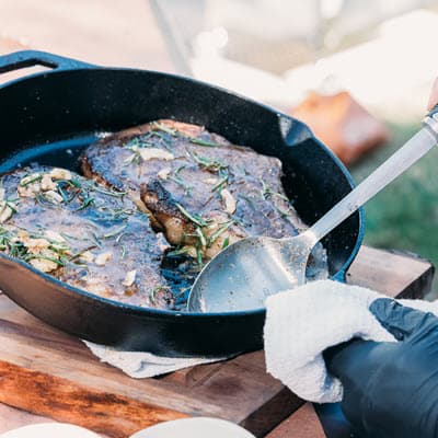 Wood Fired Ribeye Steaks