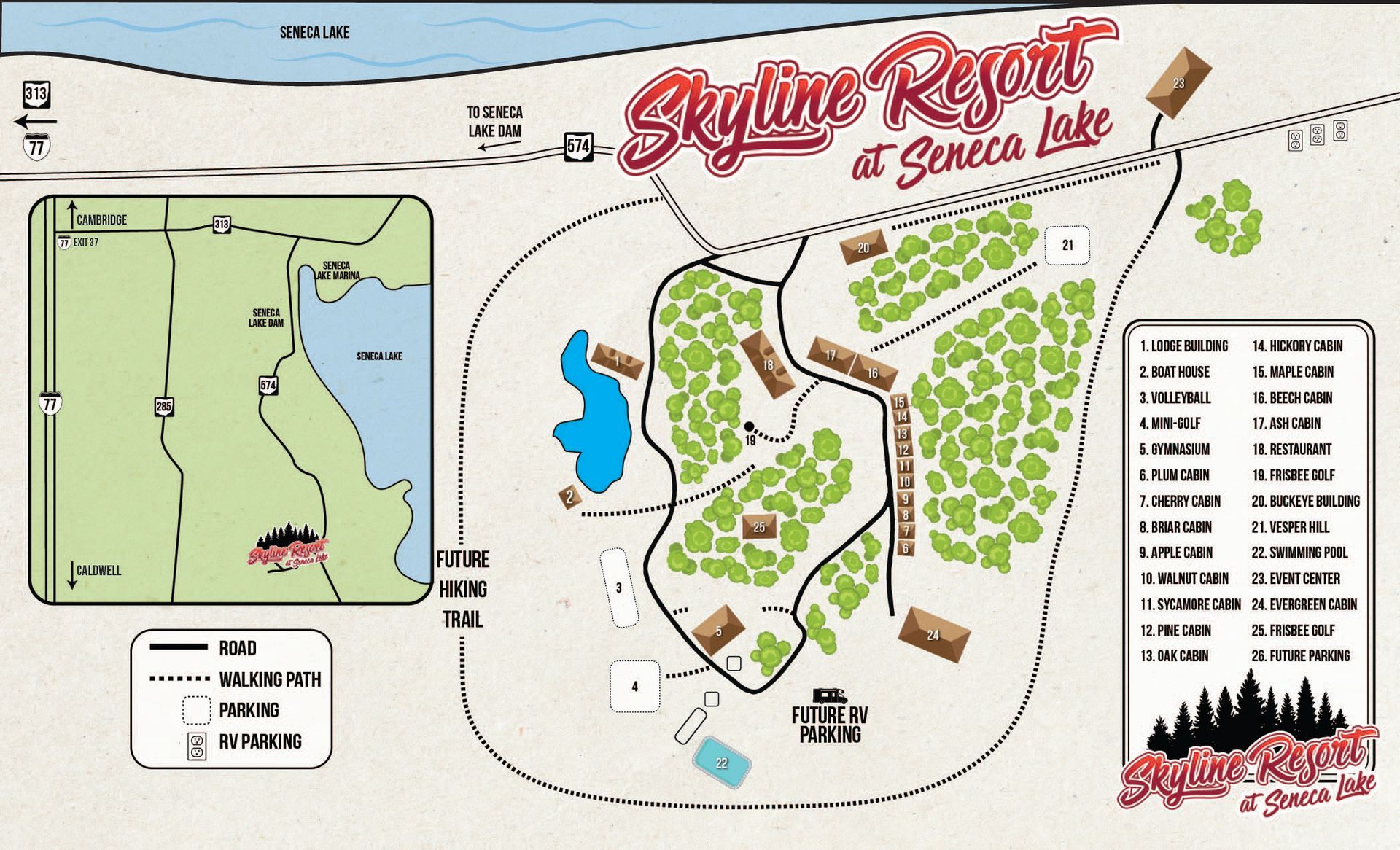 Skyline Resort at Seneca Lake, OH | Family Getaways