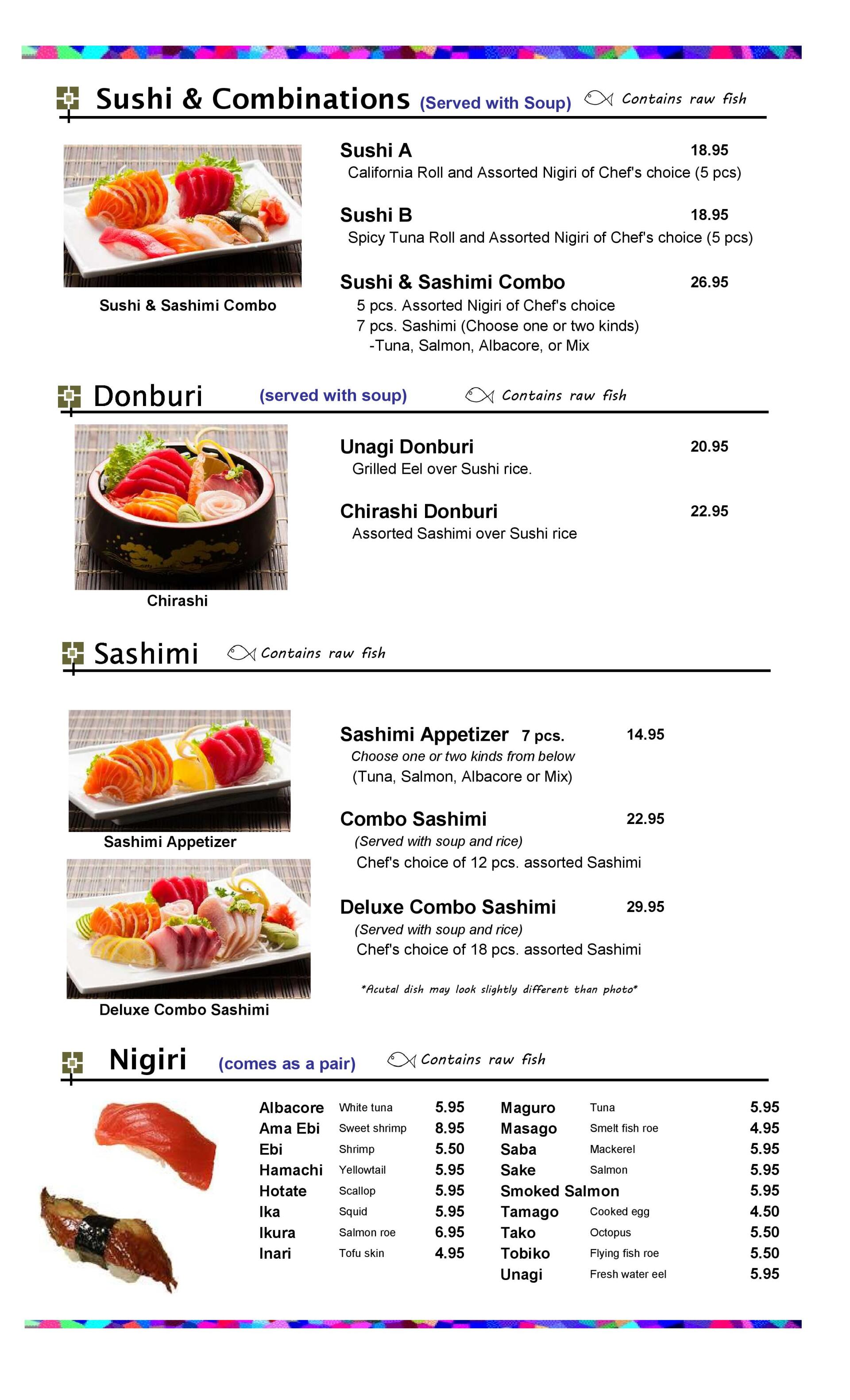 Crazy Sushi Rocklin Menu, Appetizer, Sushi & Sake, Restaurant Menu