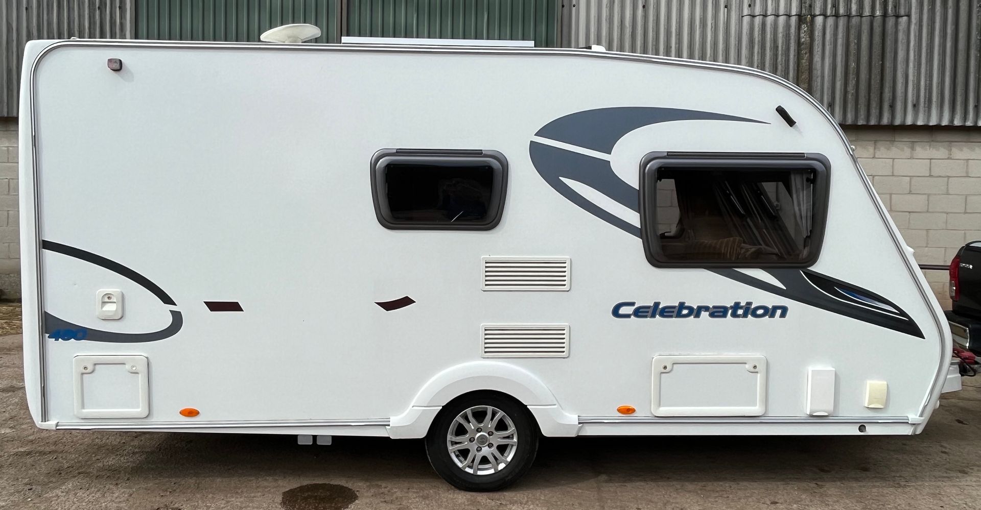 Celebration caravan for hire