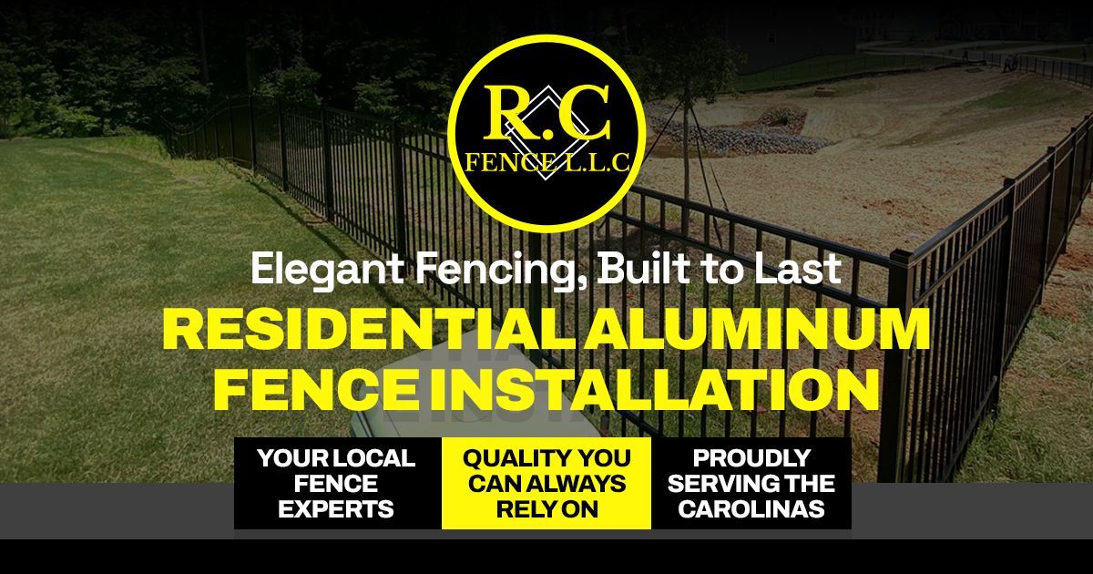 Aluminum Fence Installation | RC Fence Belmont NC