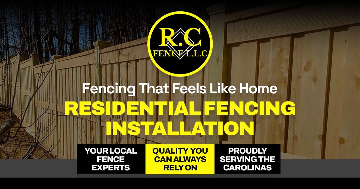 Residential Fencing | RC Fence Gastonia NC