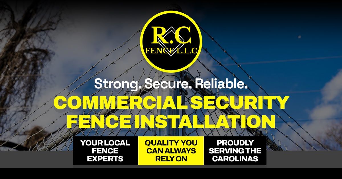 Security Fence Installation | RC Fence Gastonia NC