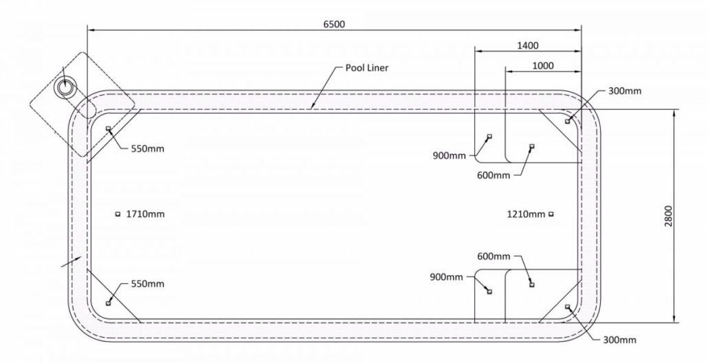 Classic IGui Fiberglass Swimming Pool | Plunge Pool NZ