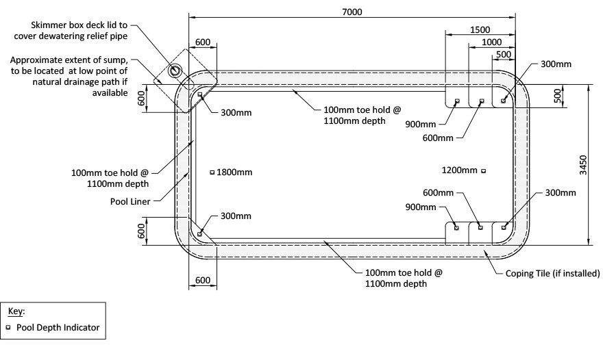 Classic IGui Fiberglass Swimming Pool | Plunge Pool NZ