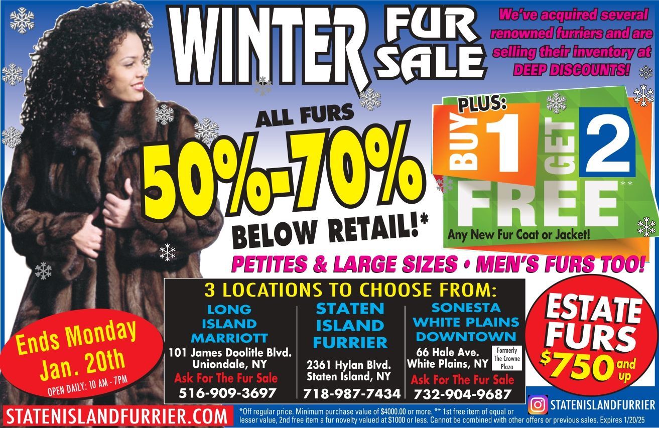 Fur Coats - Staten Island, NY - Staten Island Furrier