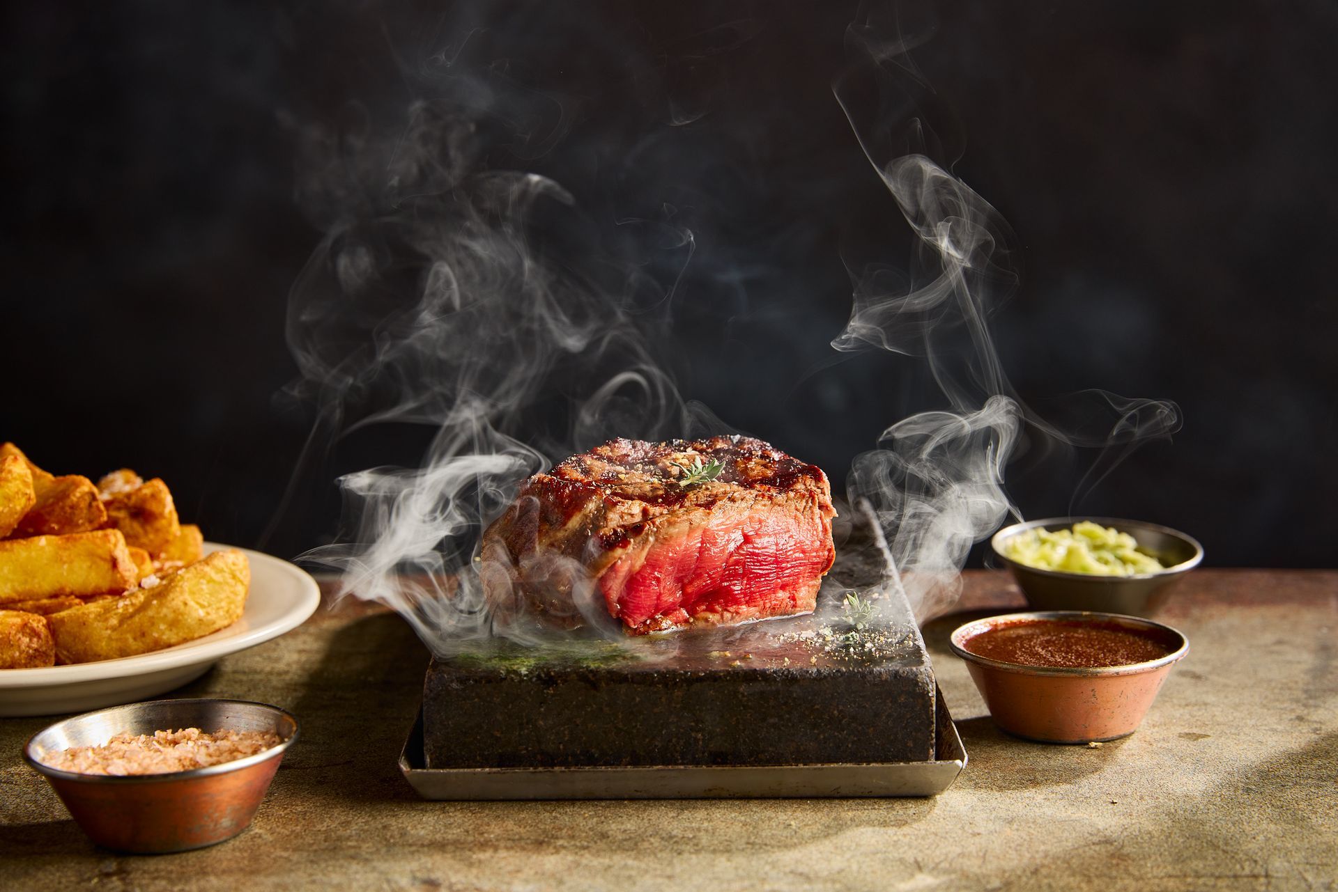 Steak and Company Turns Up the Heat | Hot Stone Steak Experience