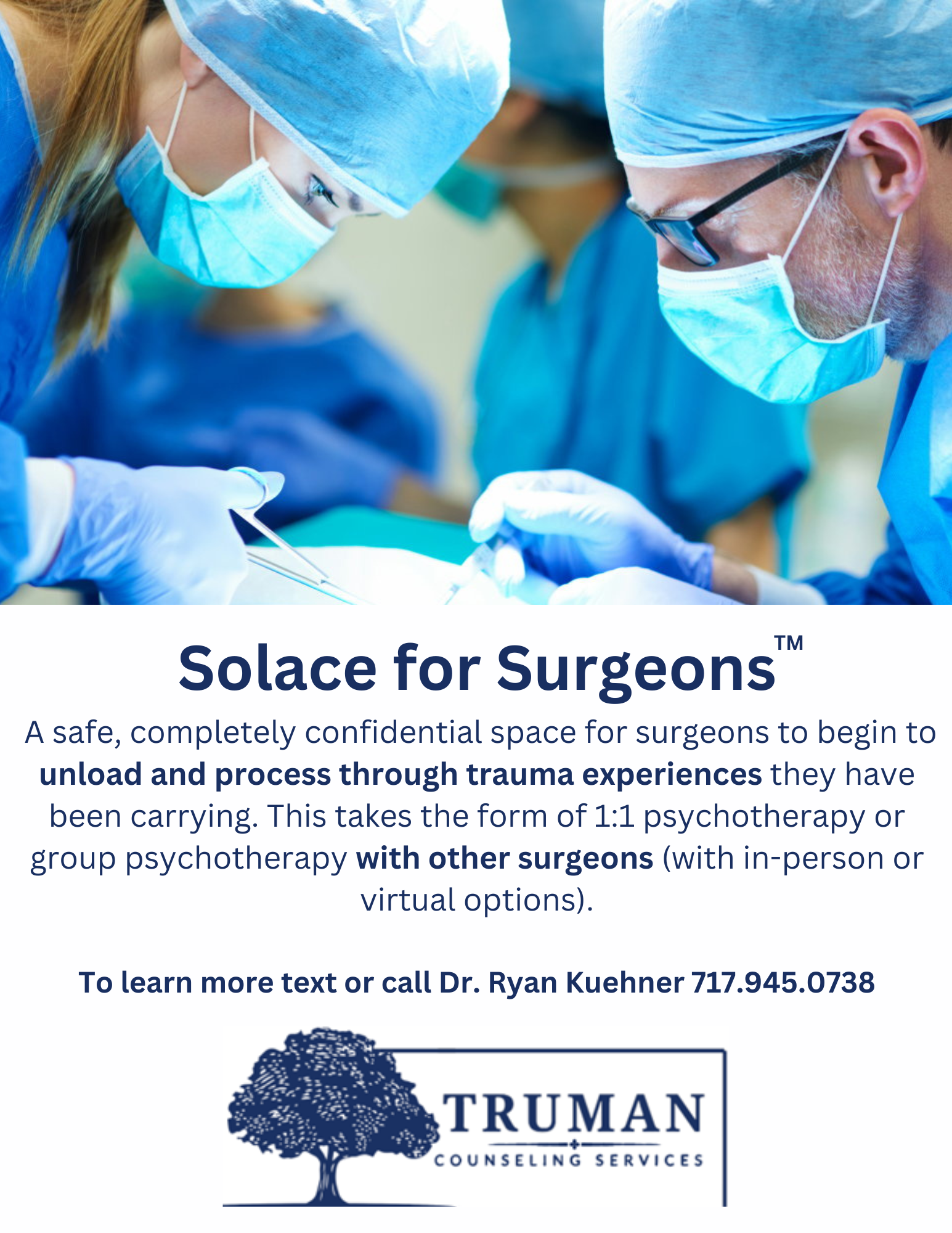 Solace for Surgeons | Lancaster, PA | 717-200-4512