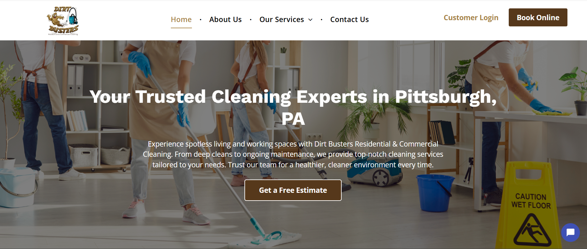 Cleaning Services | Pittsburgh, PA | Dirt Busters