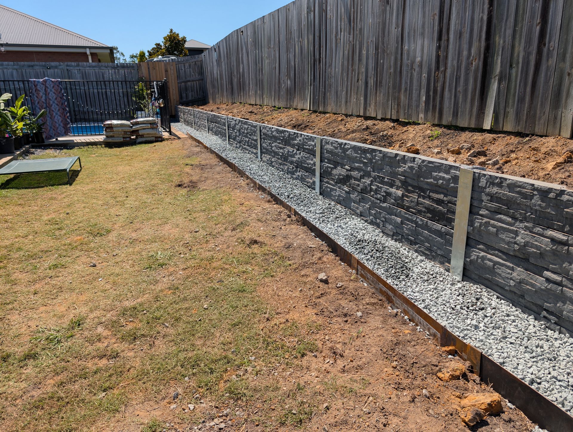 Retaining Wall in Burpengary | Tuff Fencing