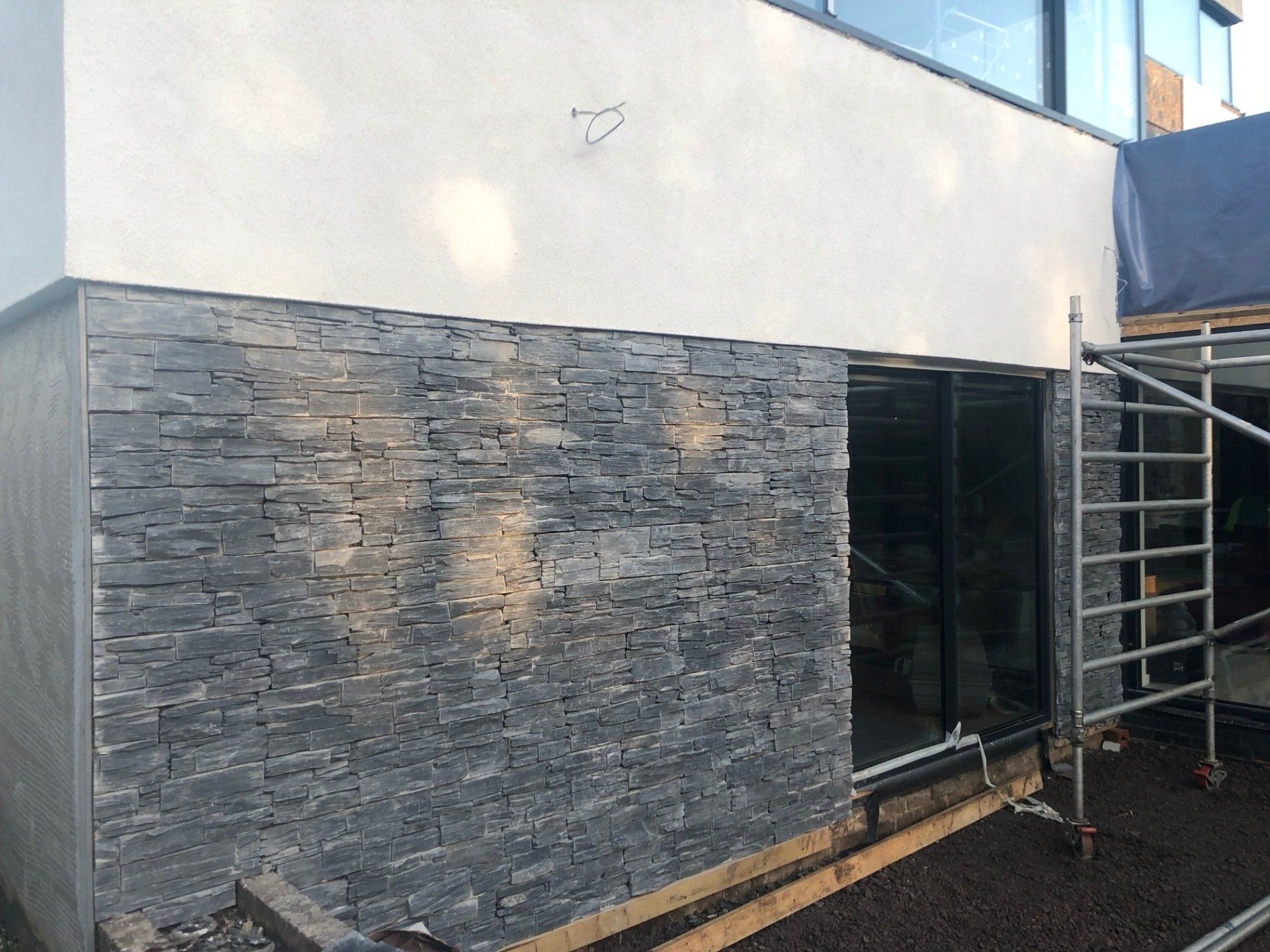 Stone Panel System | Black Slate