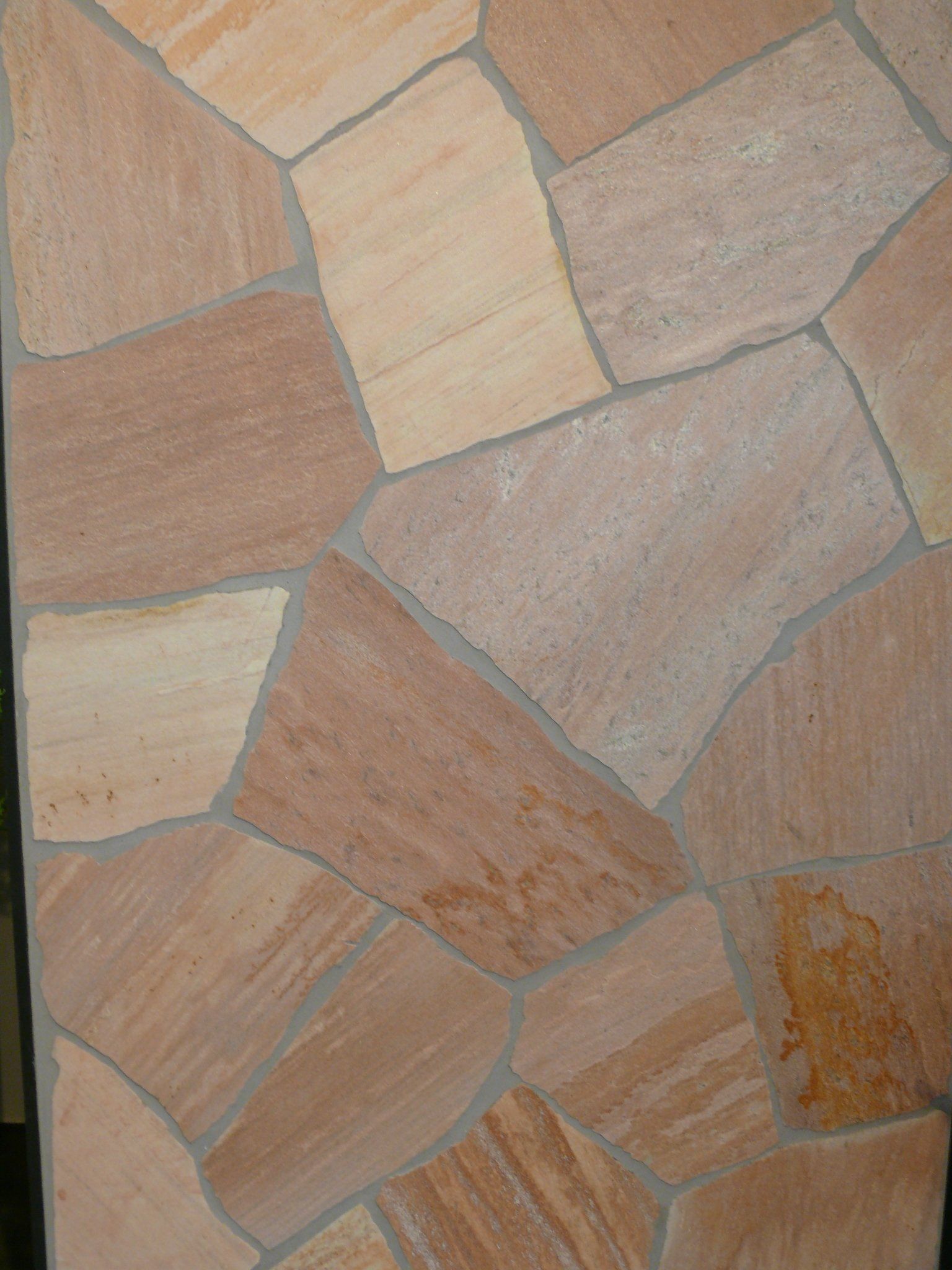 Pink Quartzite Random Stone | Real Stone Cladding UK