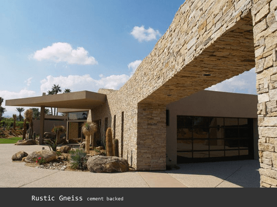 Rustic Gneiss Stone Panel System | Real Stone Cladding UK