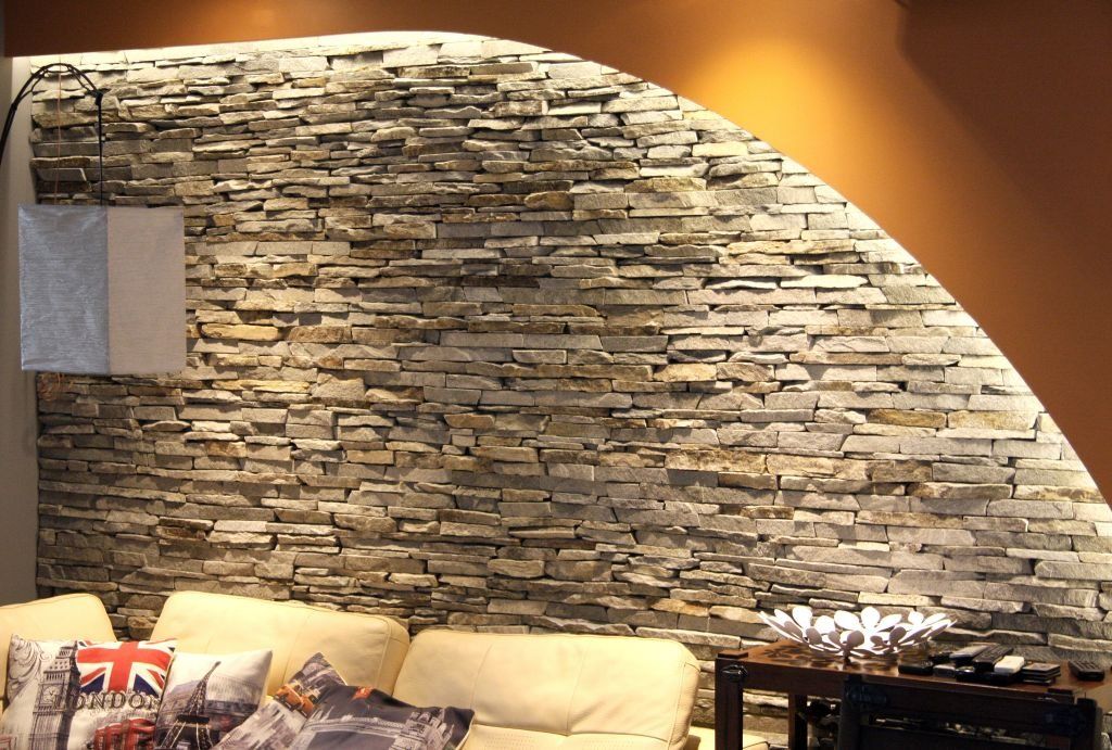 Gloria Silver Coursed Stone - Natural Quartz | Real Stone Cladding UK