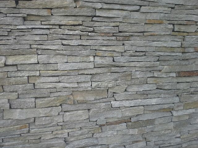Gloria Silver Coursed Stone - Natural Quartz | Real Stone Cladding UK