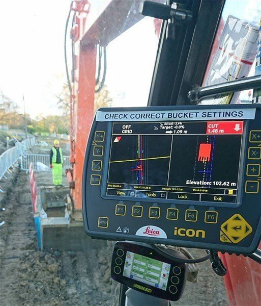 coopergeomatics setting out engineer 3d gps machine control