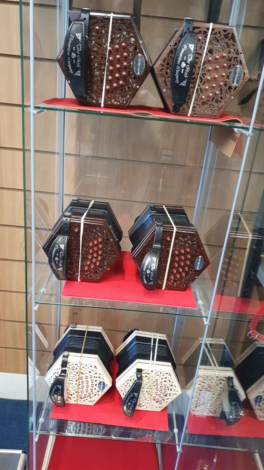 The Irish Concertina Company | Glass Case