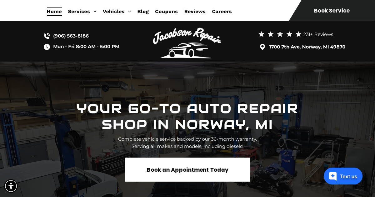 GM Auto Repair - Norway, MI | Jacobson Repair