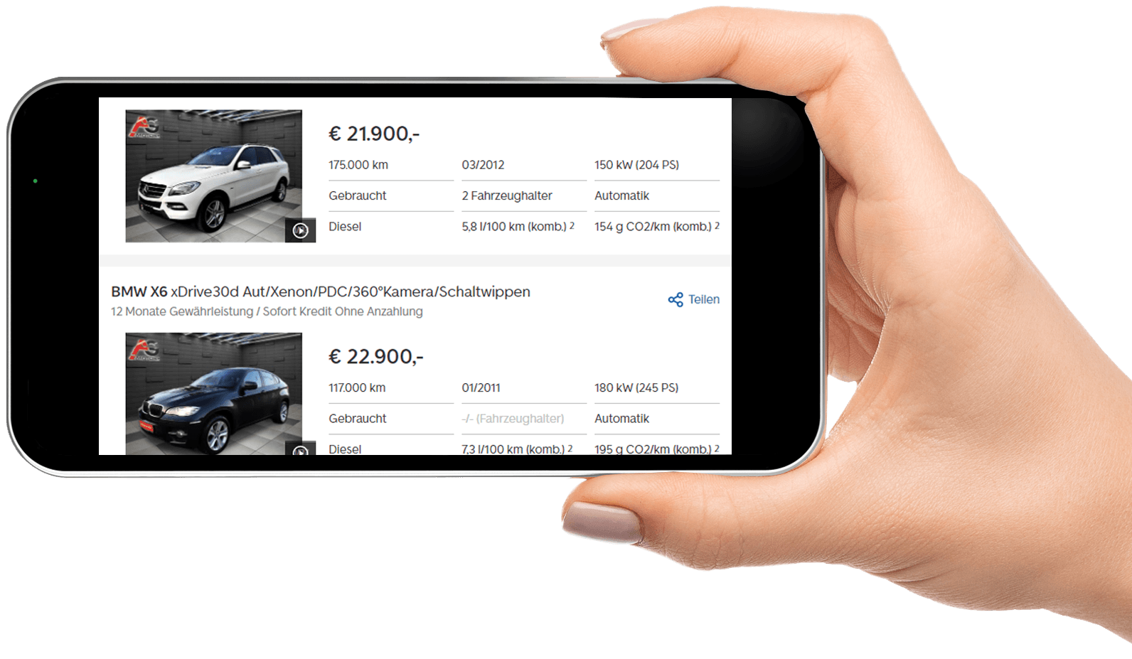 Mobile App für perfekte Fahrzeugbilder | Carmera