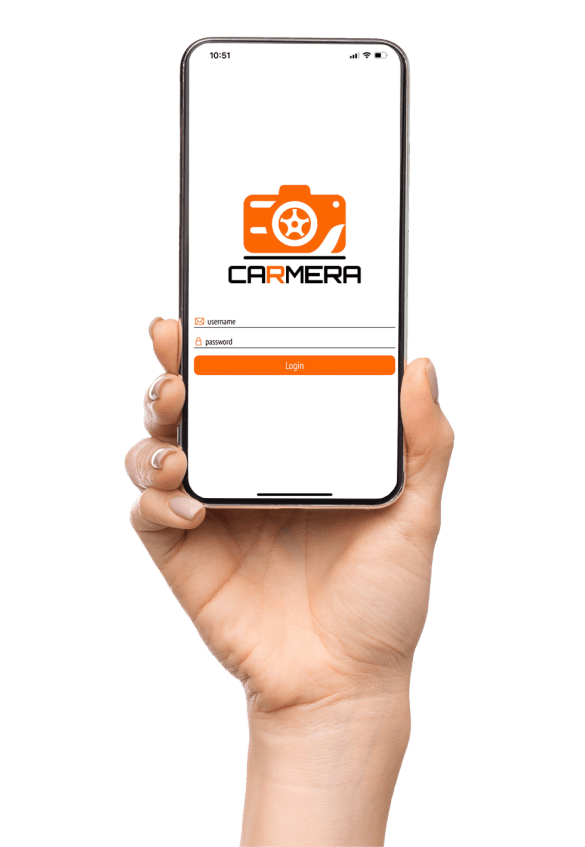 Fahrzeugpräsentation für den Autohandel | CARMERA App