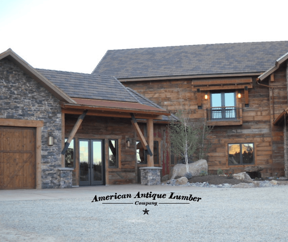 Reclaimed mixed softwood siding