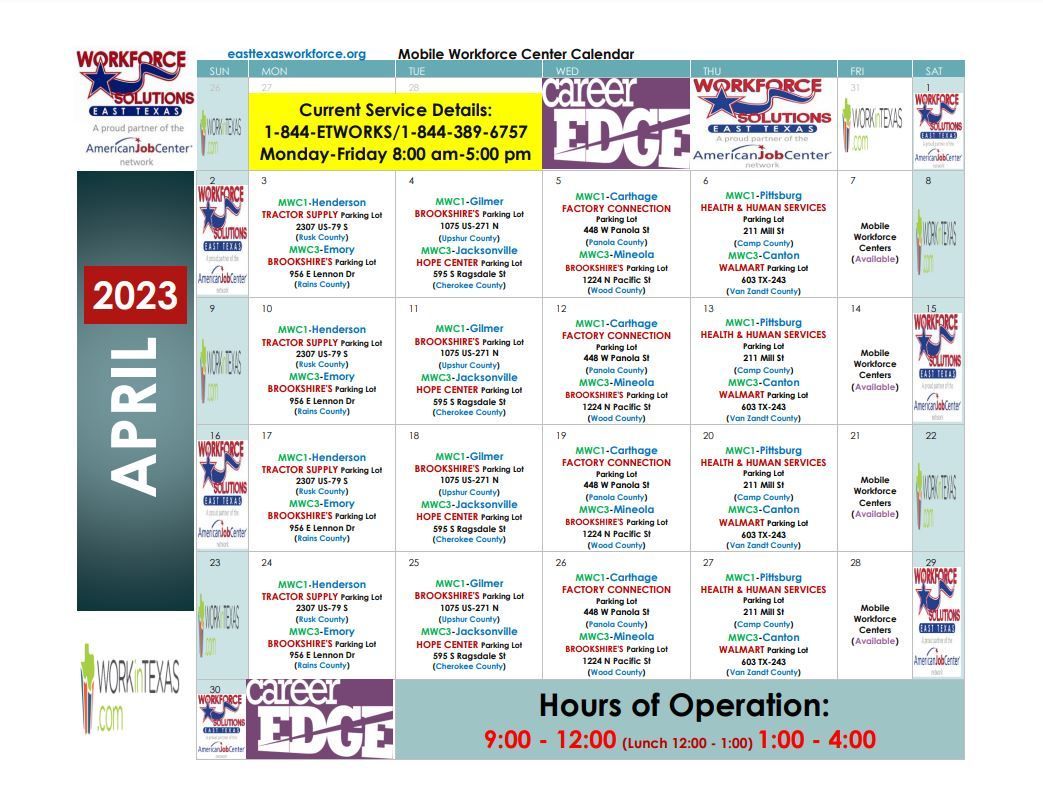 Mobile Workforce Centers