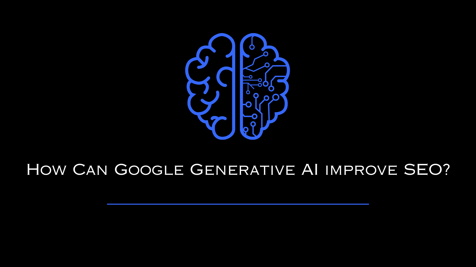 How Can Google Generative AI improve SEO?