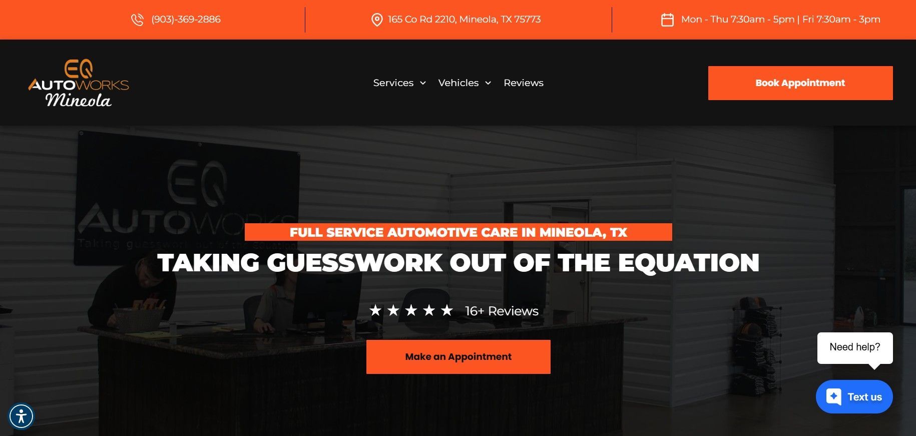 Auto Repair in Mineola, TX | EQ Autoworks Mineola