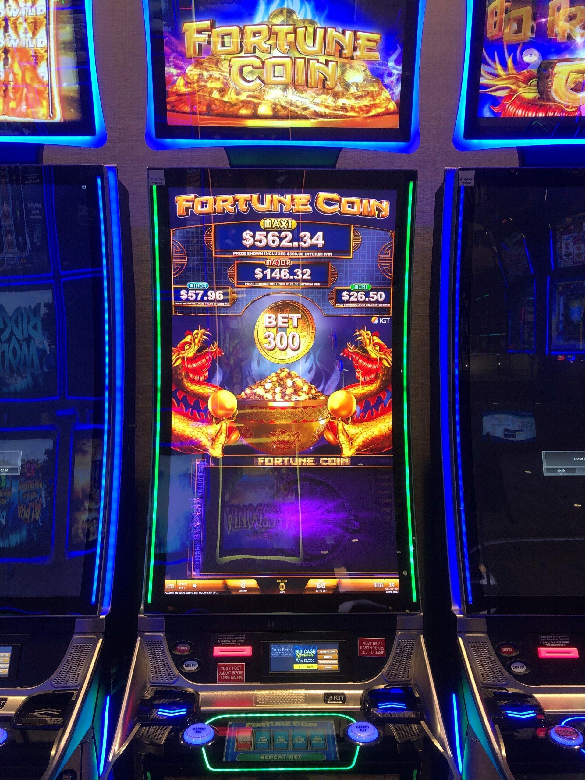 New Slot Machines | Three Rivers Casino Resort | Coos Bay
