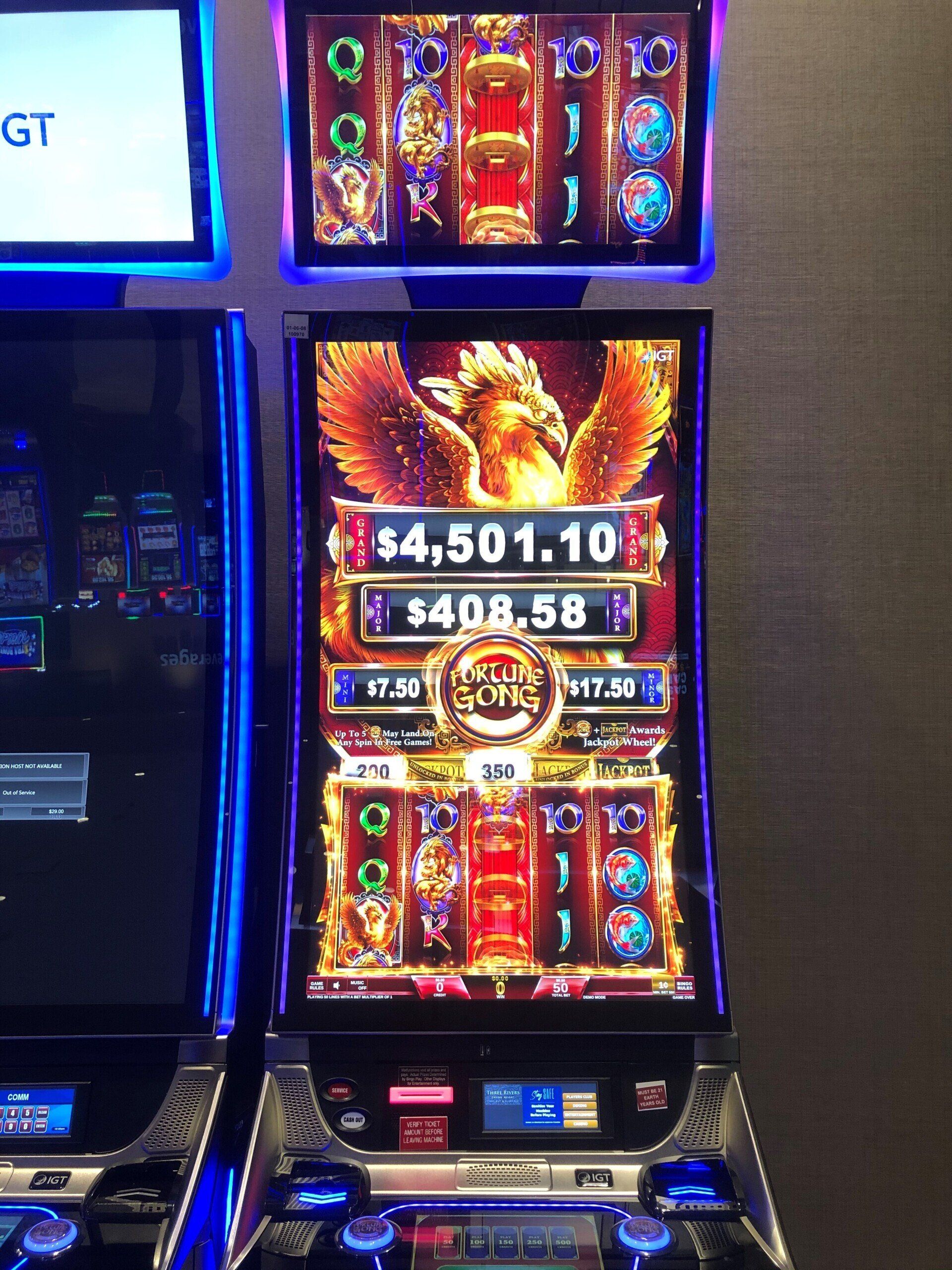 New Slot Machines | Three Rivers Casino Resort | Coos Bay