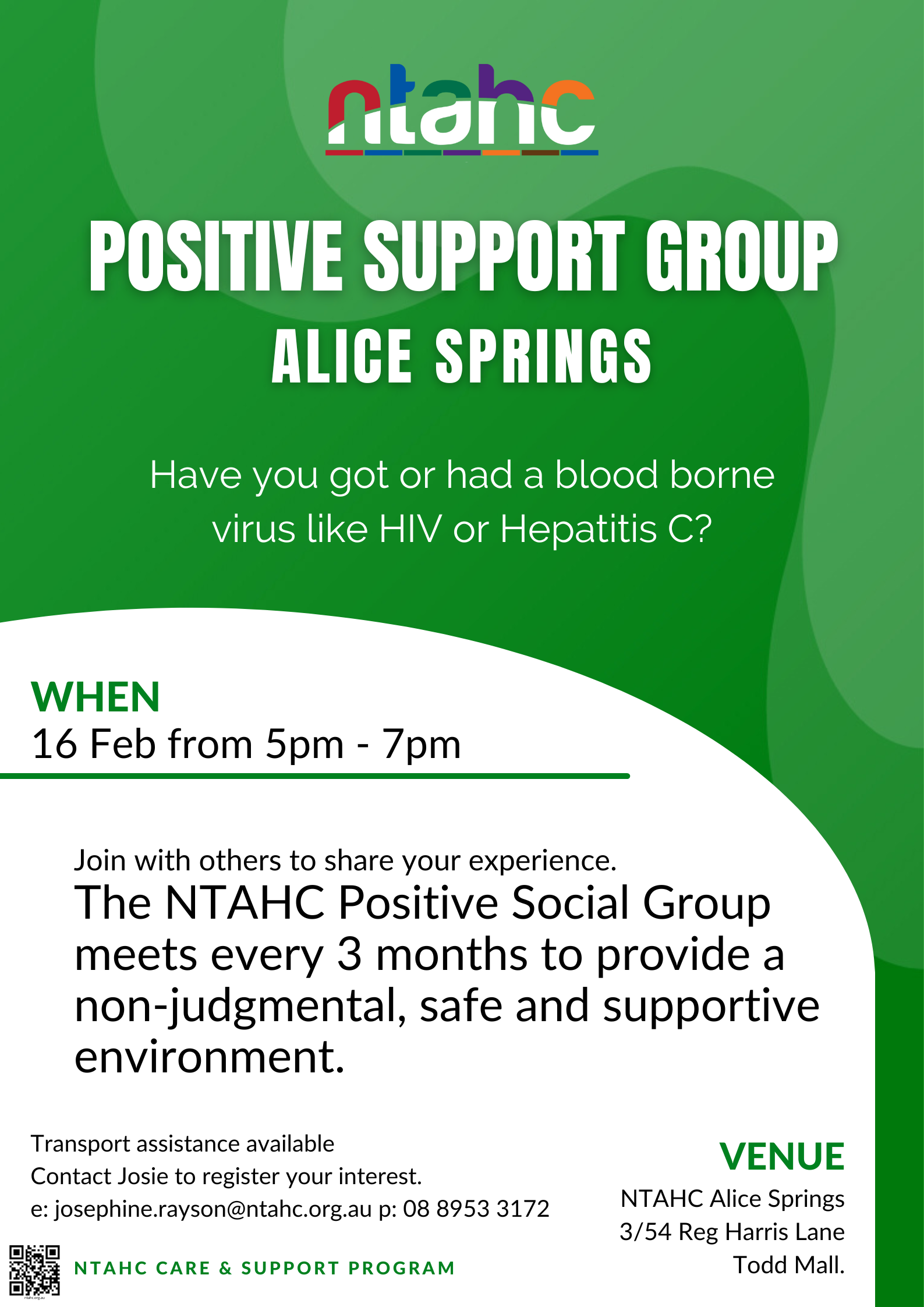 Care and Support Program | NTAHC | Darwin