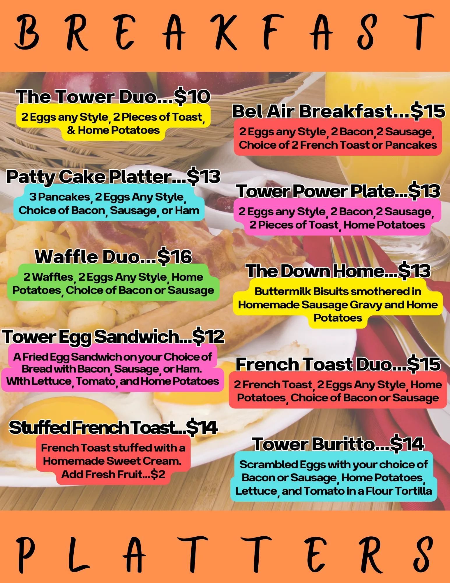 Food & Drink | Bel Air, MD | Main Street Tower Restaurant & Lounge