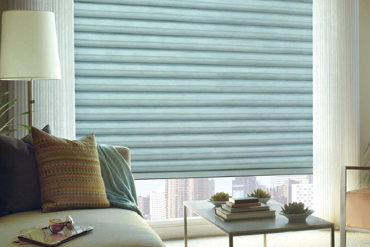 Norman® and Hunter Douglas® Roman Shades | Blind Butler